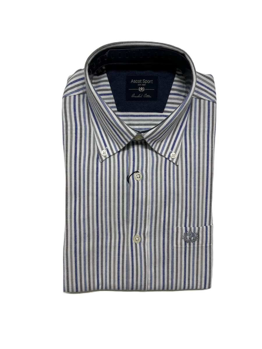 Camicia manica lunga Ascot, Taglie forti, vari colori, flanella ...