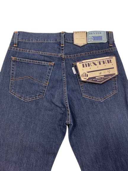 Jeans uomo Dexter, elasticizzato, stone wash, regular fit, quattro ...